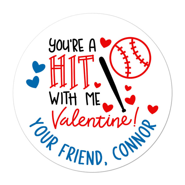 Baseball Valentines Day Sticker – INKtropolis