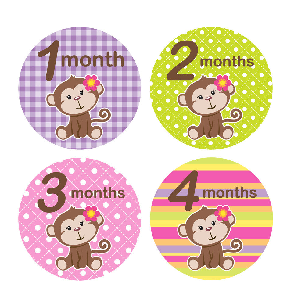 Baby Girl Monkey Cartoon