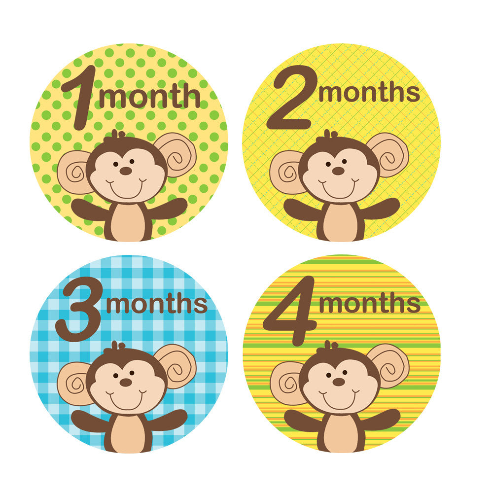 Cartoon Baby Boy Monkey